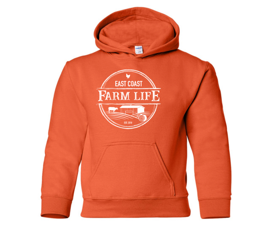 Classic Barn Youth Hoodie – East Coast Farm Life Clothing Company Limited